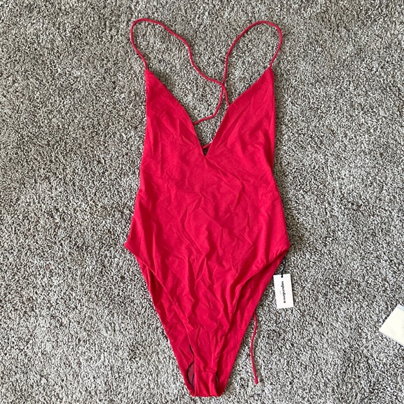 superdown | Swim | Revolve Superdown Red One Piece Swimsuit | Poshmark